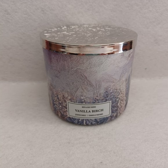 Bath & Body Works | Accents | Bath Body Works Vanilla Birch 3 Wick ...